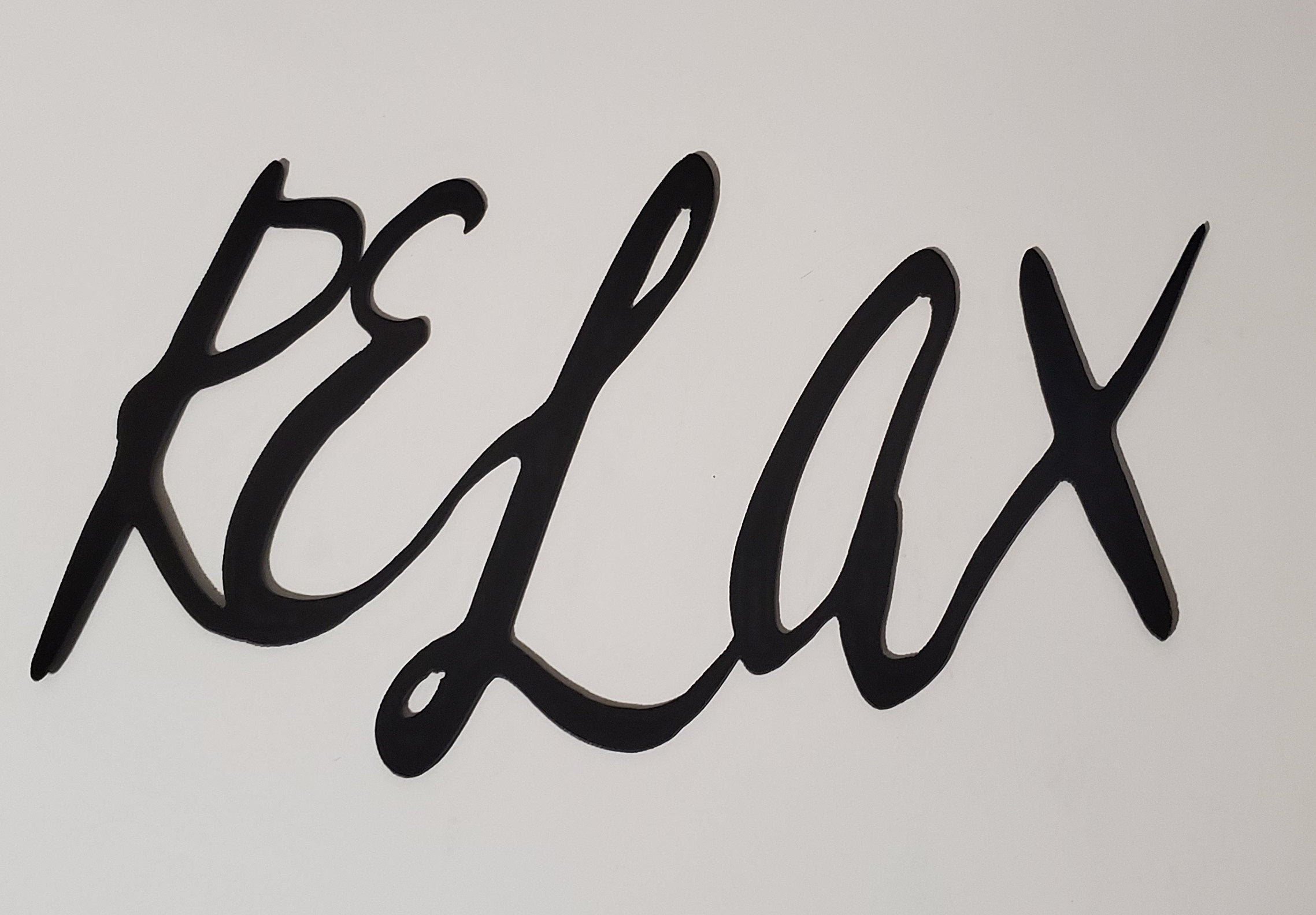 RELAX Metal Sign FREE SHIPPING Decorate Your Peaceful Space With This ...