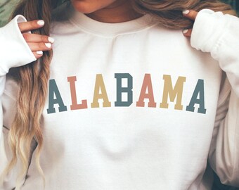 Alabama State Sweater - Etsy