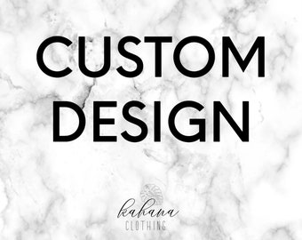 Custom Design Fee - Etsy