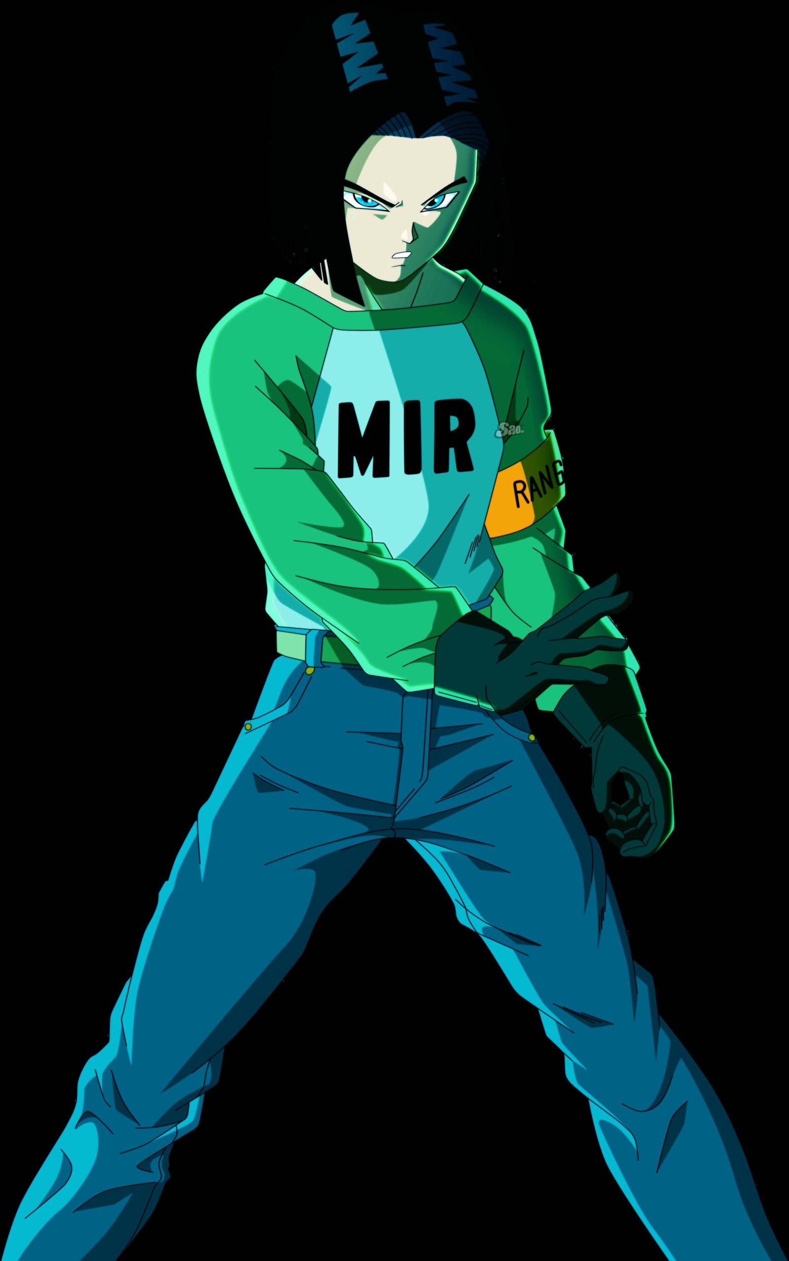 Android 17 Park Ranger Shirt From Dragon Ball Super - Etsy