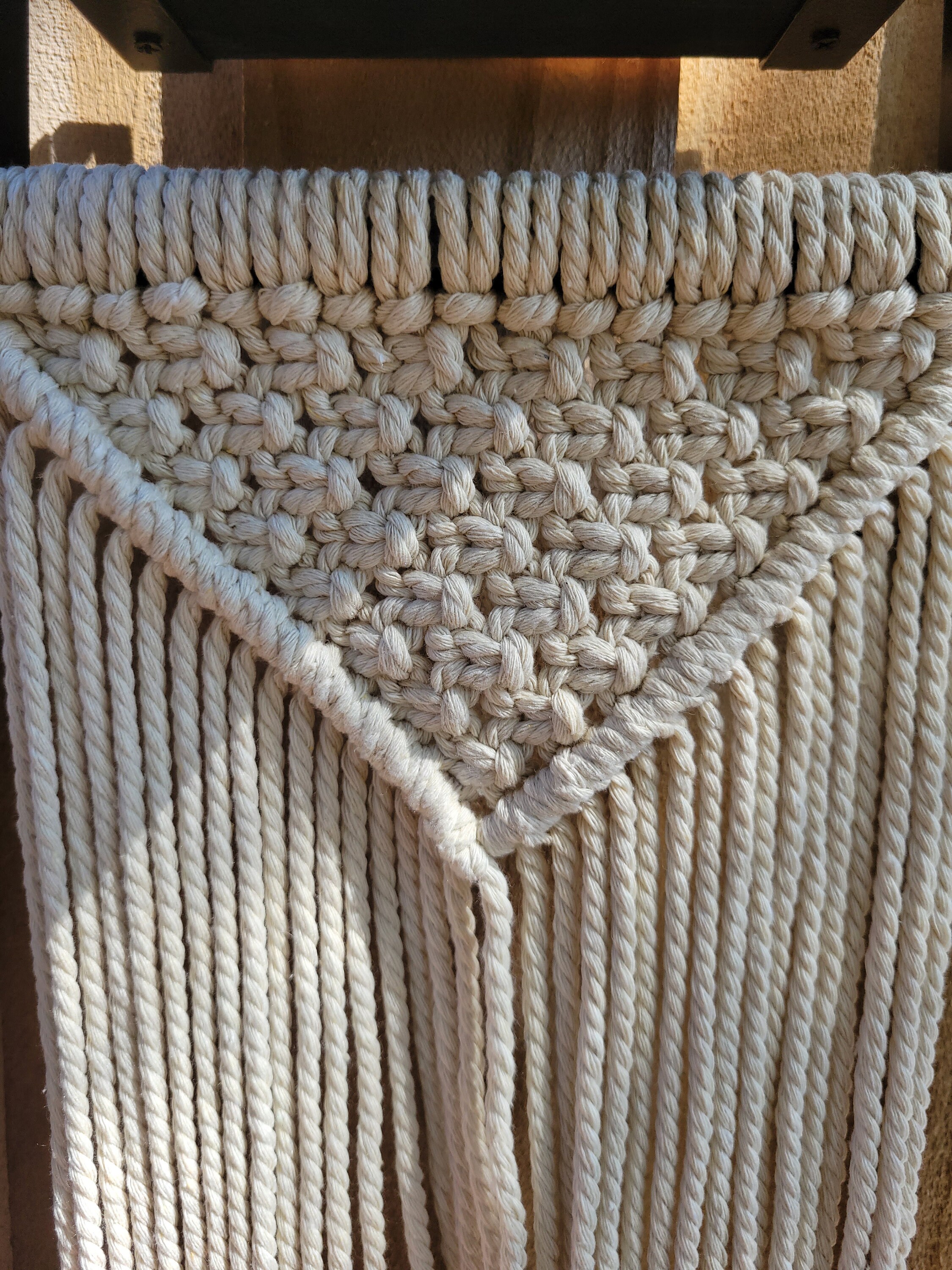 Floating Shelf With Macrame Detailing - Etsy