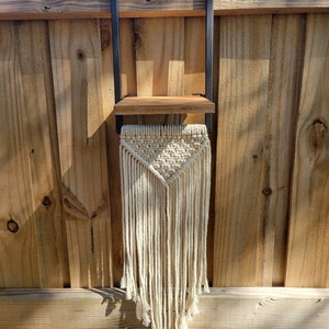 Floating Shelf With Macrame Detailing - Etsy