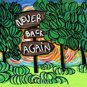Never Back Again, Large Wall Art Print, Mixed Media Art Print - Etsy