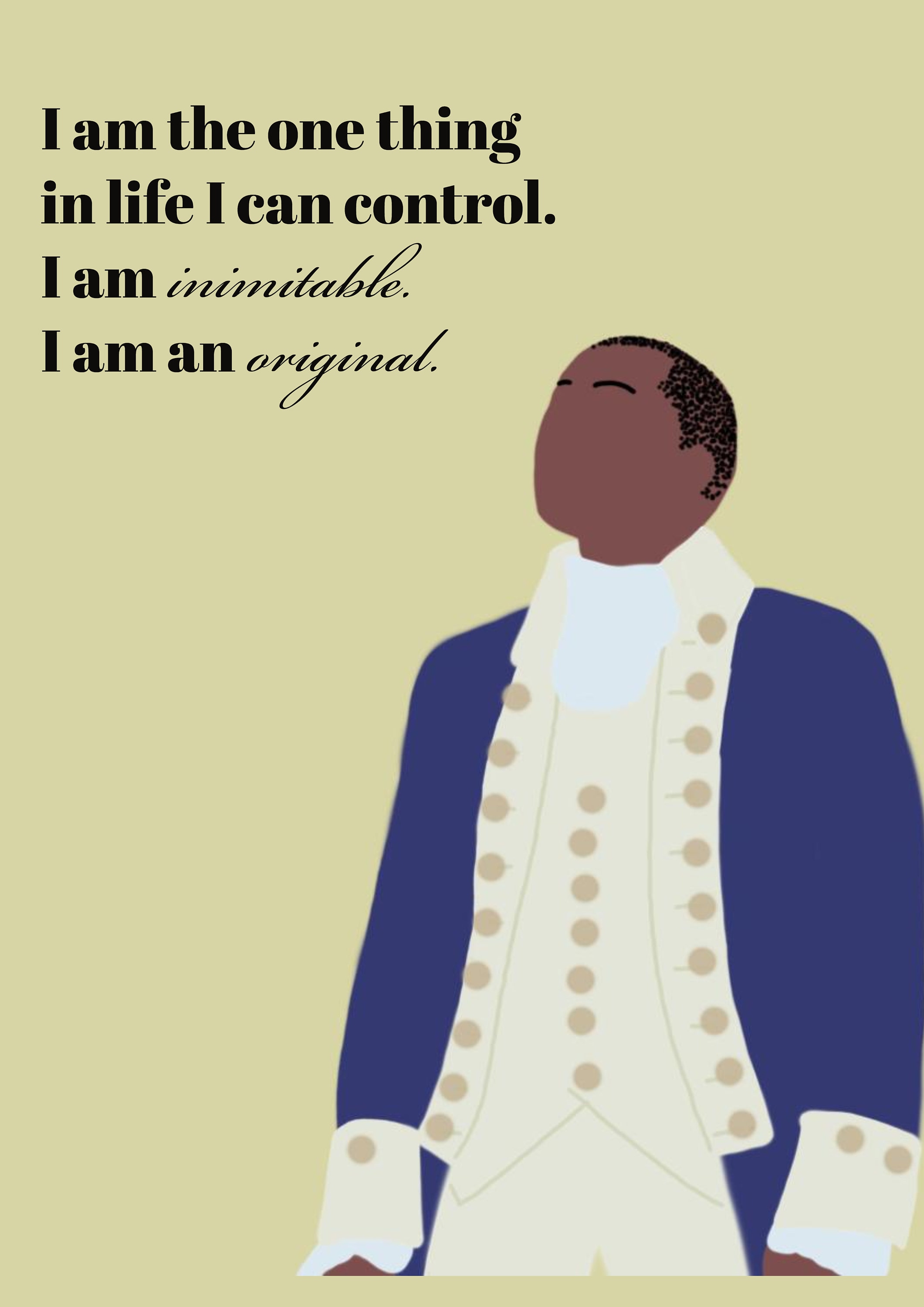 Aaron Burr Wait for It Alexander Hamilton Poster - Etsy UK