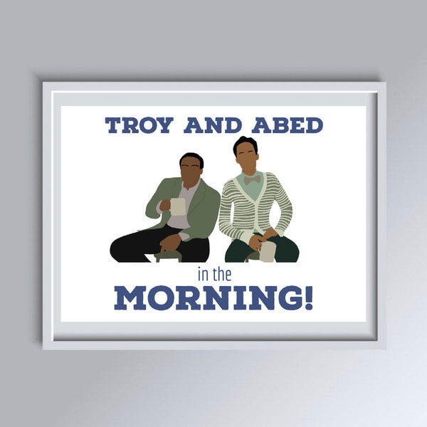 Troy and Abed - Etsy UK