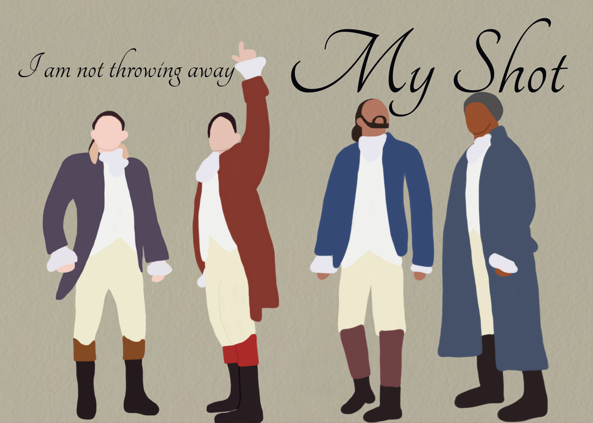 Hamilton Musical Poster My Shot Alexander Hamilton Marquis | Etsy