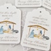 Printed Personalized Christmas Nativity Gift Tags, Variety Sampler Pack ...