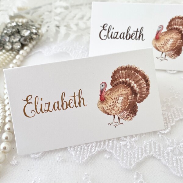 Thanksgiving Place Cards - Etsy