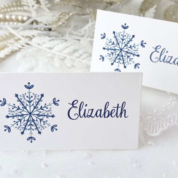 Winter Place Cards - Etsy