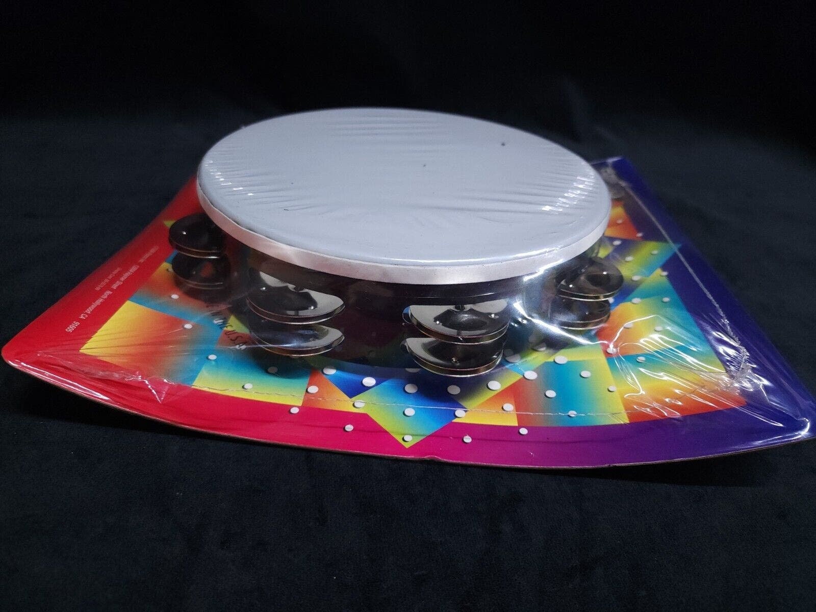 Vintage New Remo PTS Tambourine Musical Instrument 8 in Fixed HD Mel ...