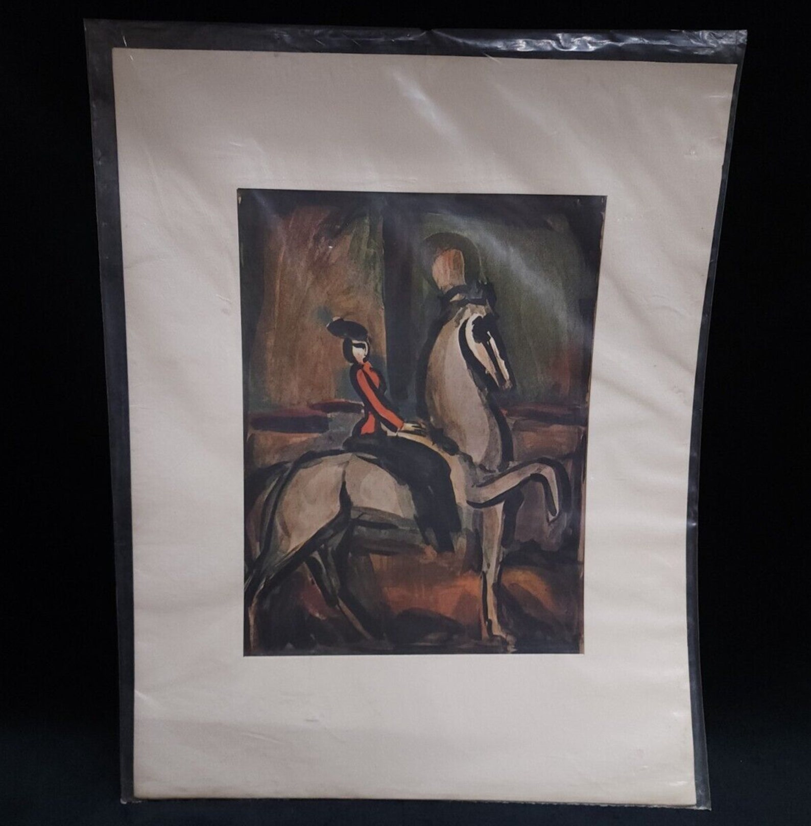 Georges Rouault Vintage Print Art Equestrian the Circus 1960's 14 X18 ...