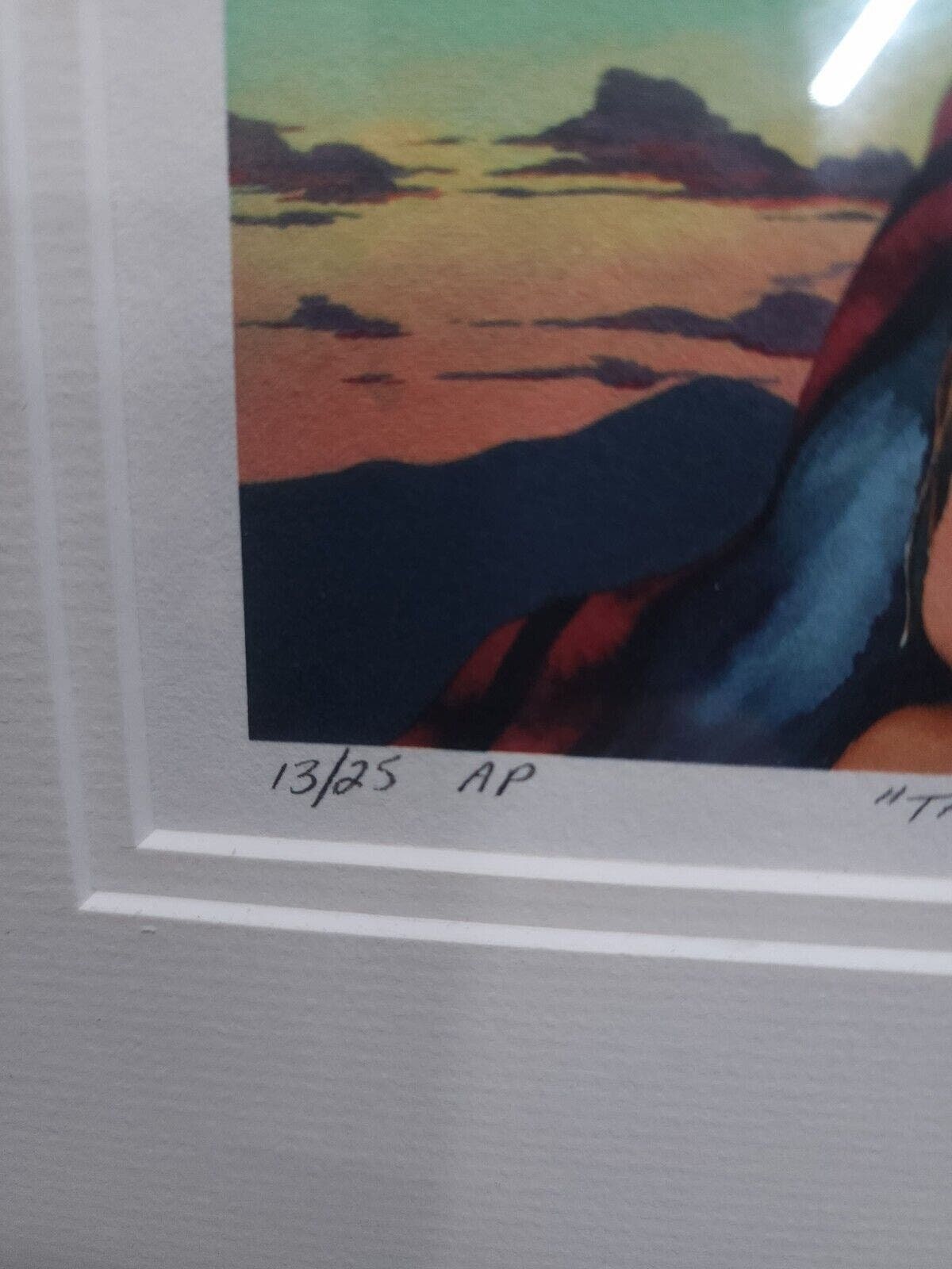 Doreman Burns Signed Print Taos Transparency American Cowgirl Western ...