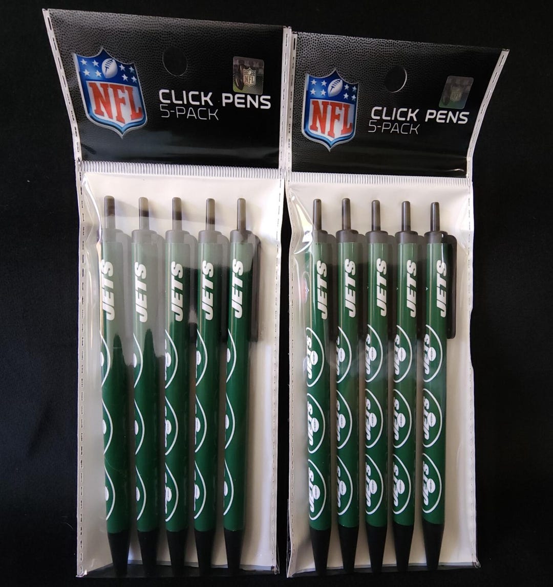 New Football Team NY New York Jets NFL Licensed Lot 10 Pack Black Ink ...