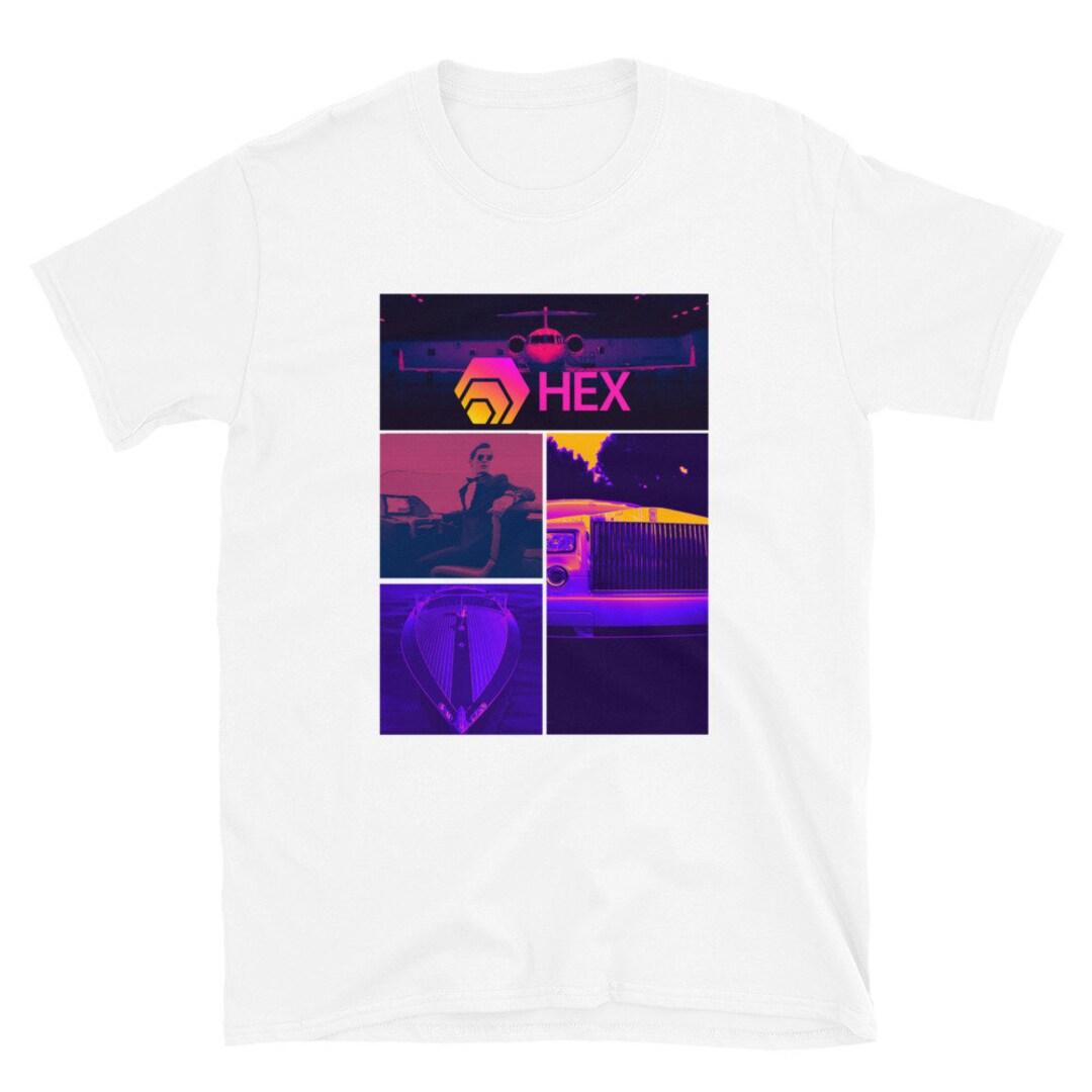 HEX Logo Hexican Crypto Defi Cryptocurrency Swag Retro Luxury Life ...