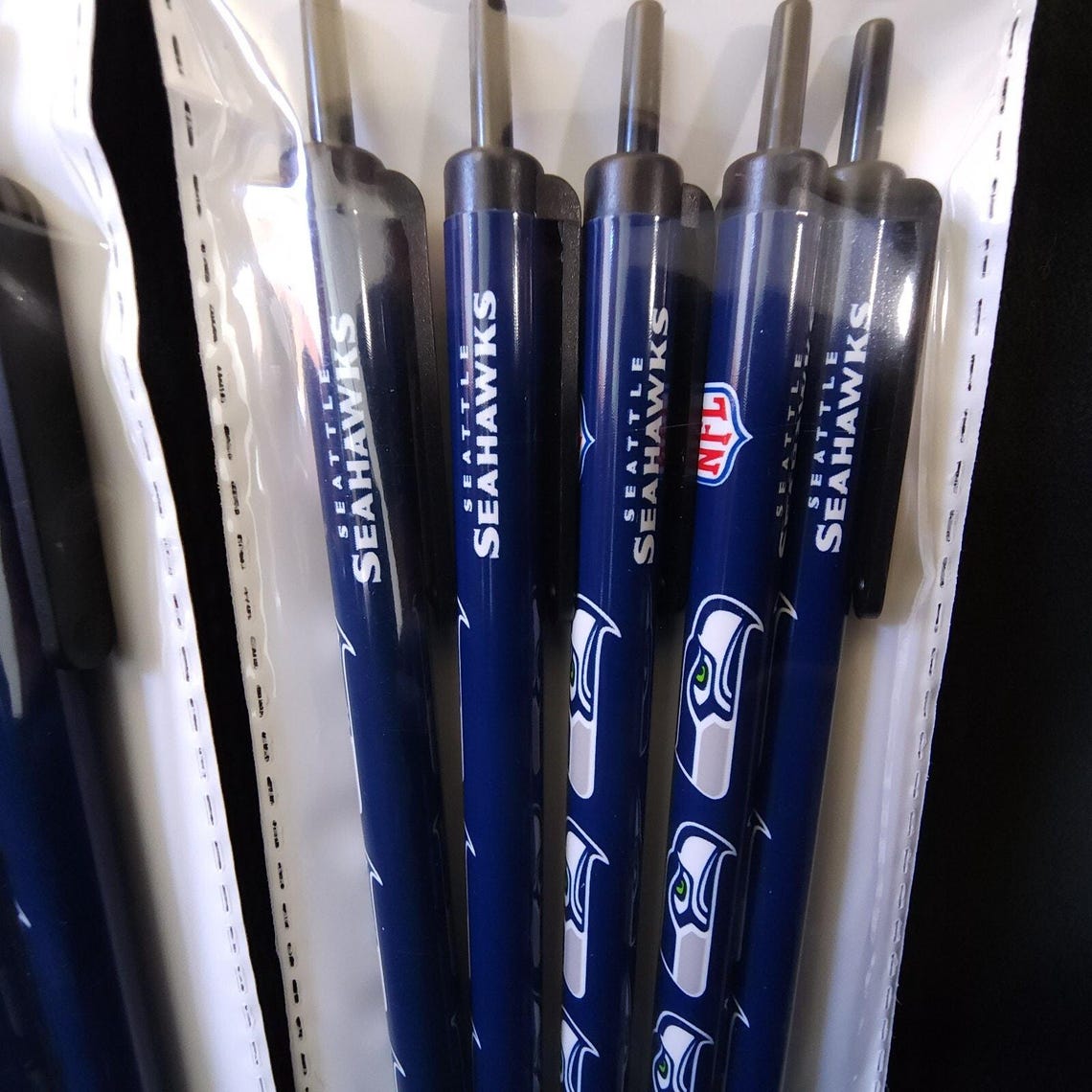 Football Team Seattle Seahawks NFL Licensed Lot 10 Pack Black Ink Click ...