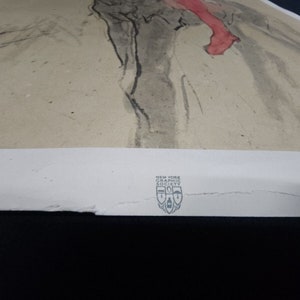 Pablo Picasso Original Lithograph Print Watercolor Jester/joker on a ...