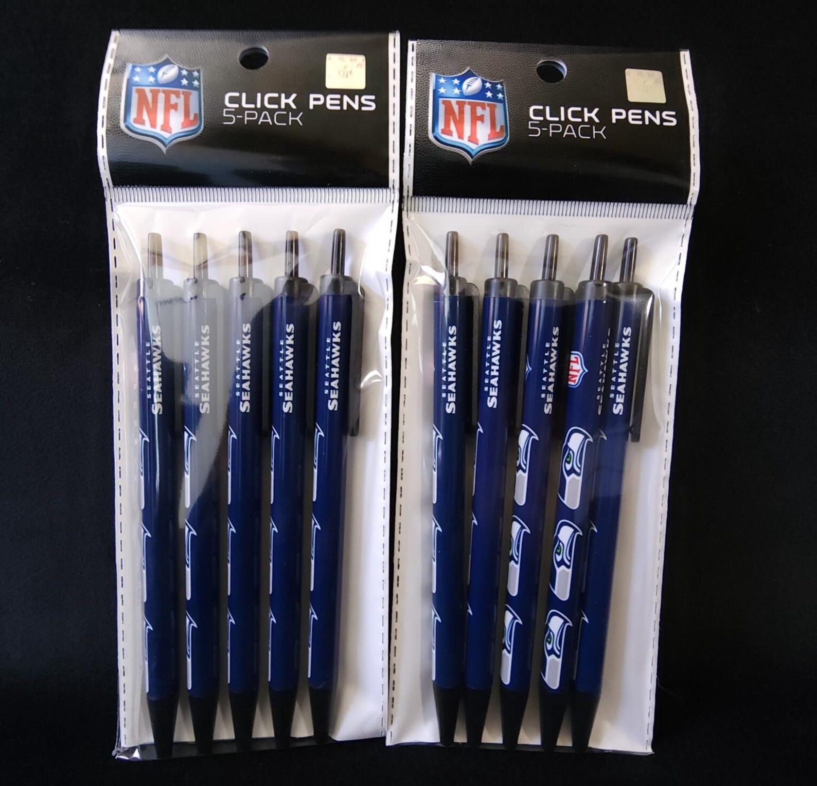 Football Team Seattle Seahawks NFL Licensed Lot 10 Pack Black Ink Click ...