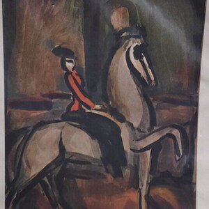 Georges Rouault Vintage Print Art Equestrian the Circus 1960's 14 X18 ...