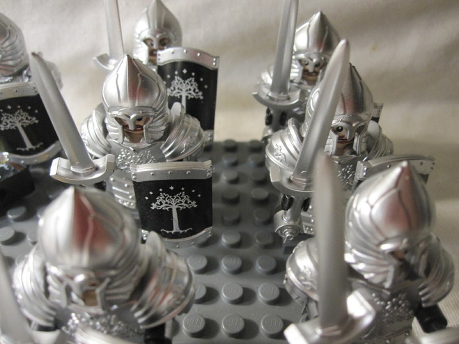 Lego Lord of the Rings Knights Battle Army Huge Lot of 19 Set King ...