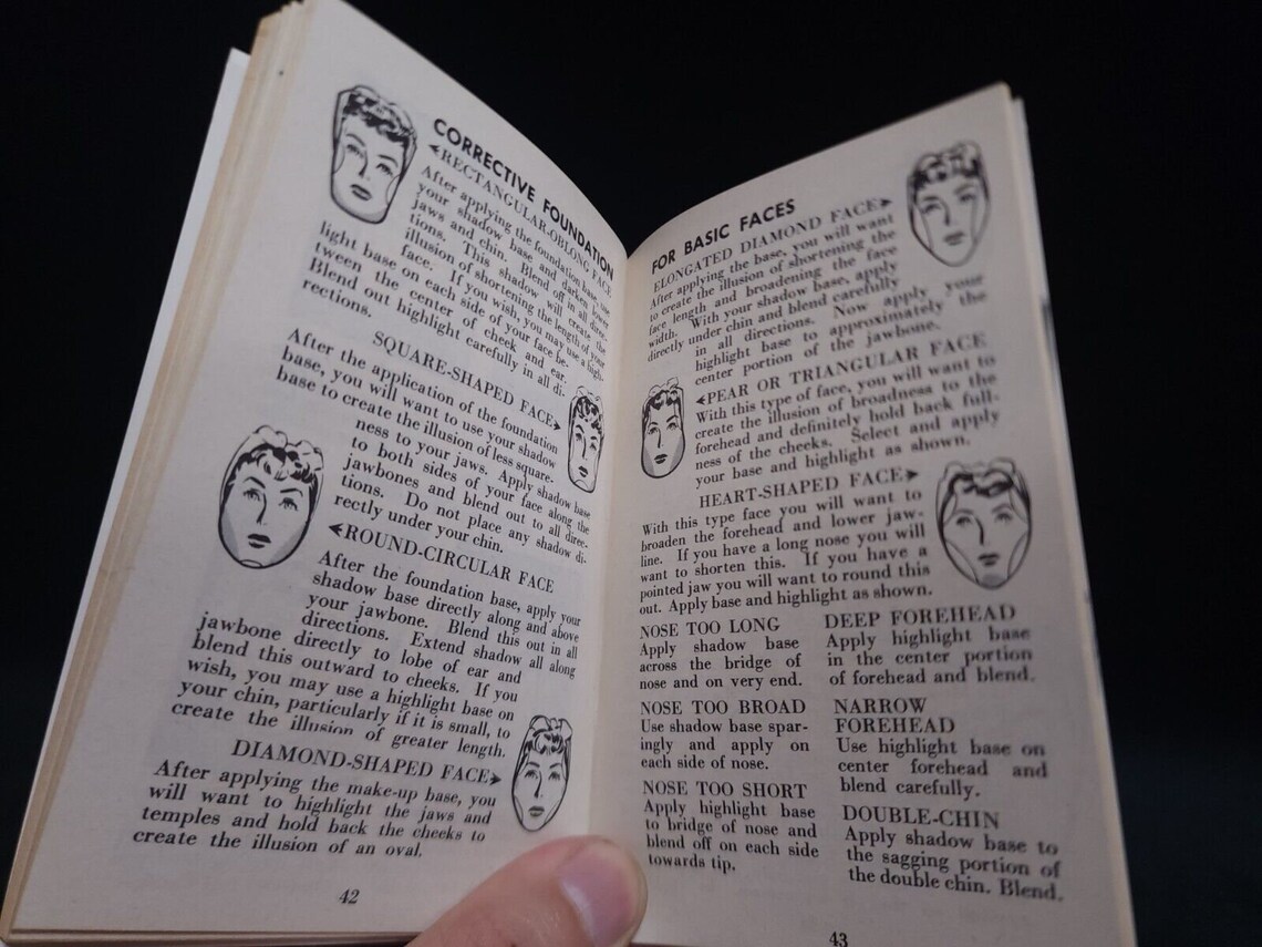 Vintage 1950's How to Hollywood Make-up Joe Bonomo Handy Pocket Booklet ...