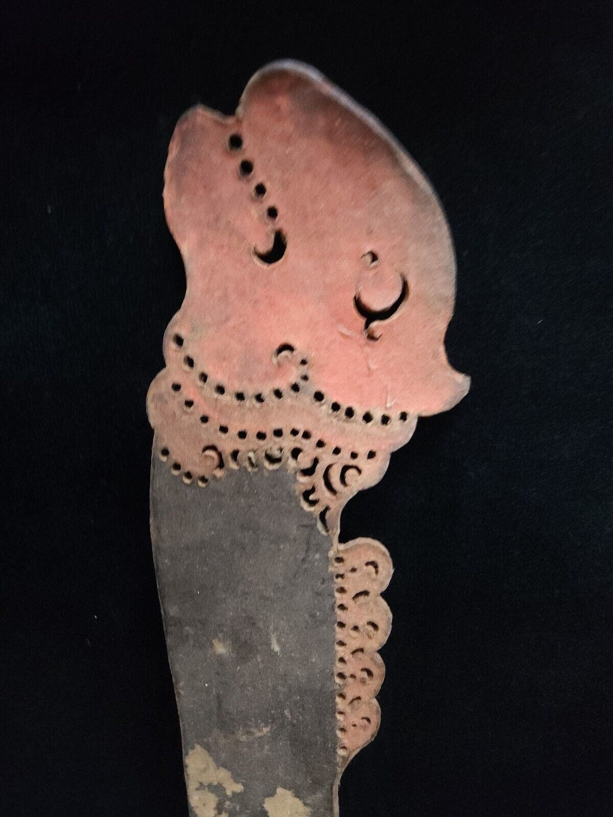 Vintage Wayang Kulit Shadow Stick Puppet Leather Indonesia Handmade ...