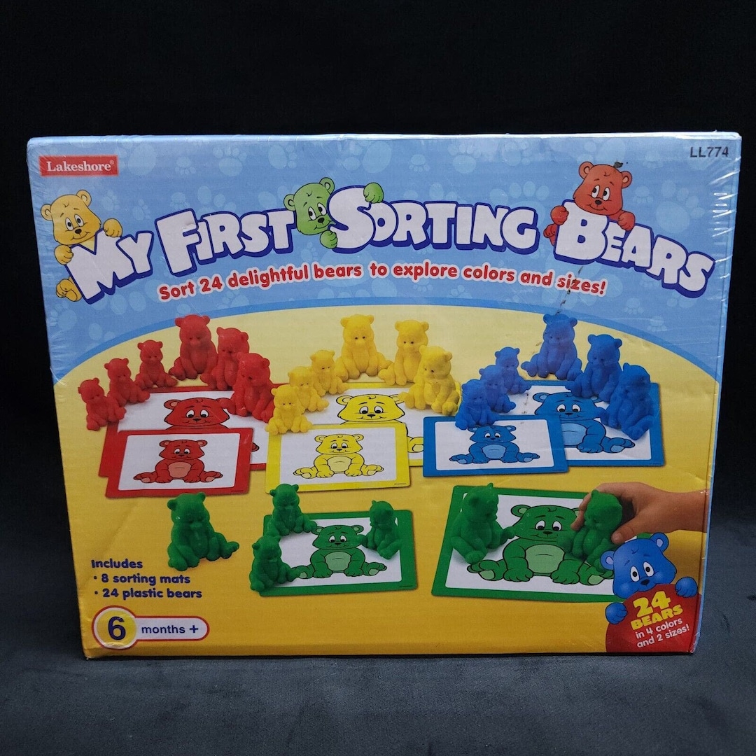 New Lakeshore My First Sorting Bears 24 Plasticbears Set Counting ...