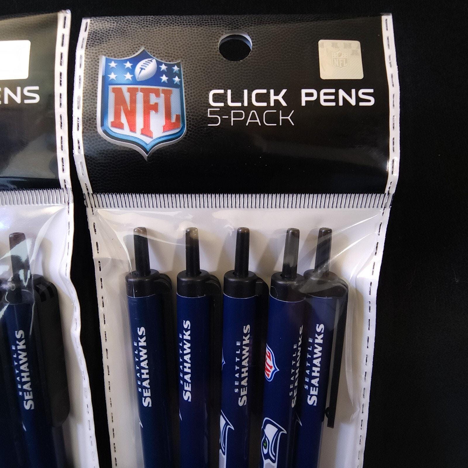 Football Team Seattle Seahawks NFL Licensed Lot 10 Pack Black Ink Click ...