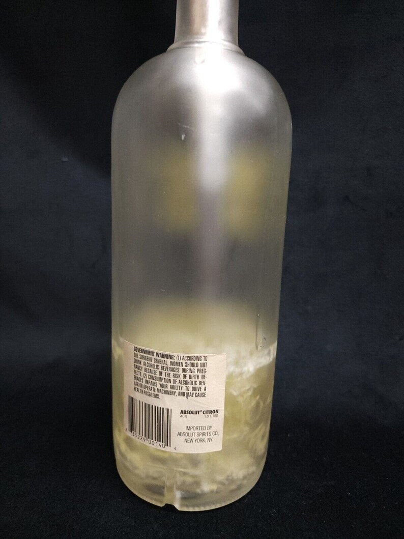 Absolut Vodka Non Functional Dispenser Display Bottle Empty Commercial ...