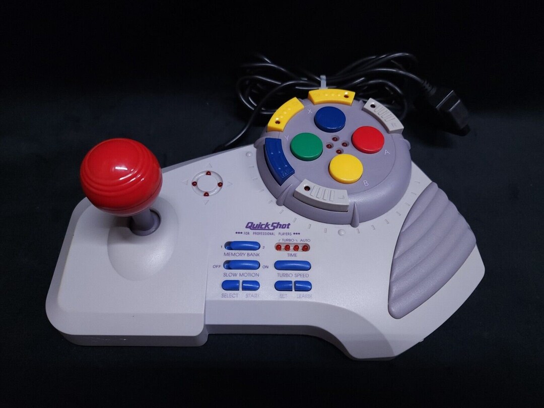 Vintage Quick Shot Arcade Stick Joystick Set for SNES Super - Etsy