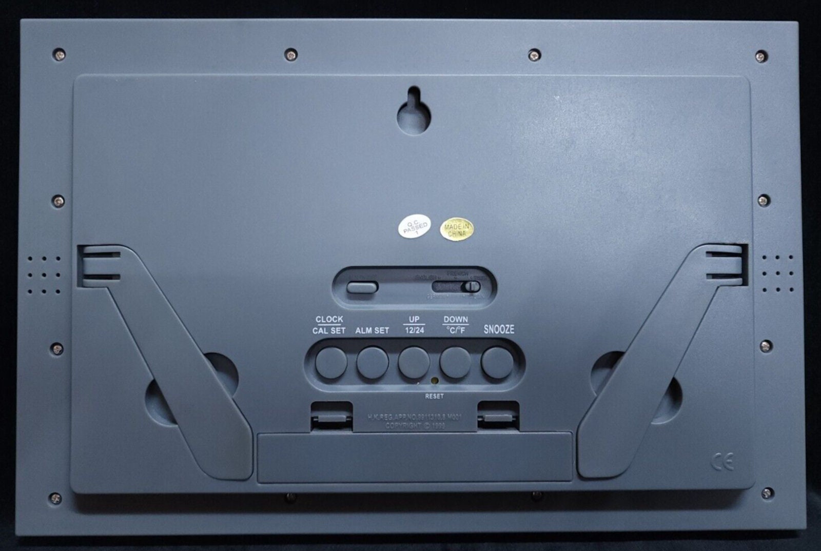 Cason Digital Clock Calendar Temperature Hygro Large LCD Screen Display ...