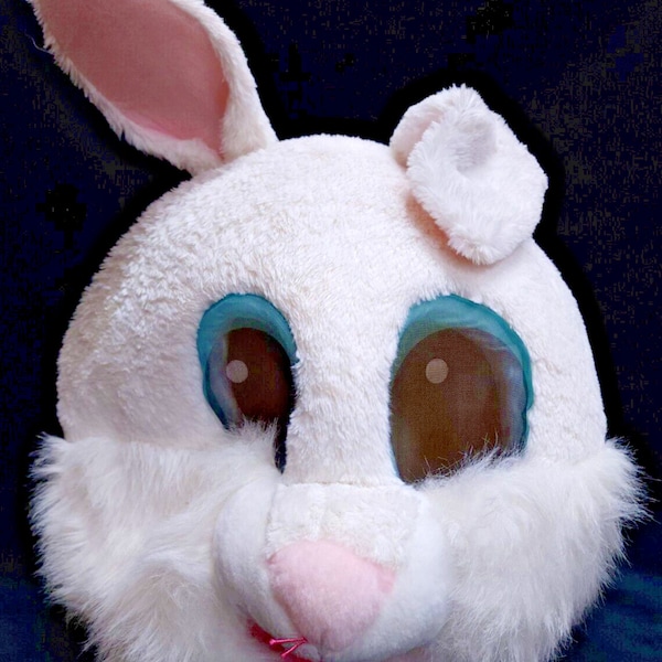 White Rabbit Mask - Etsy