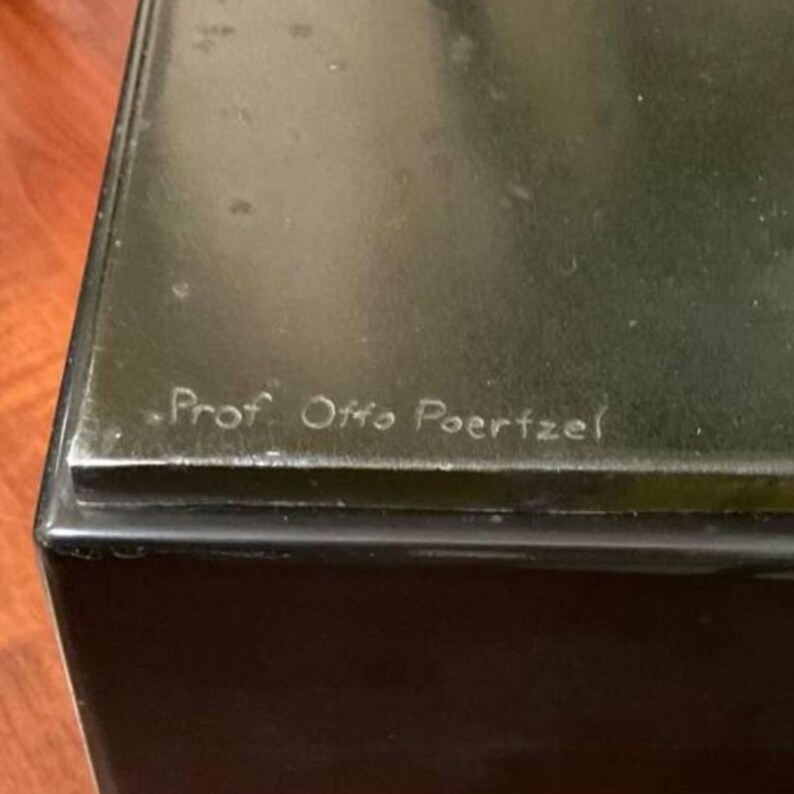 Rare Professor Otto Poertzel Marble Base Bronze Romeo & Juliet Horse ...