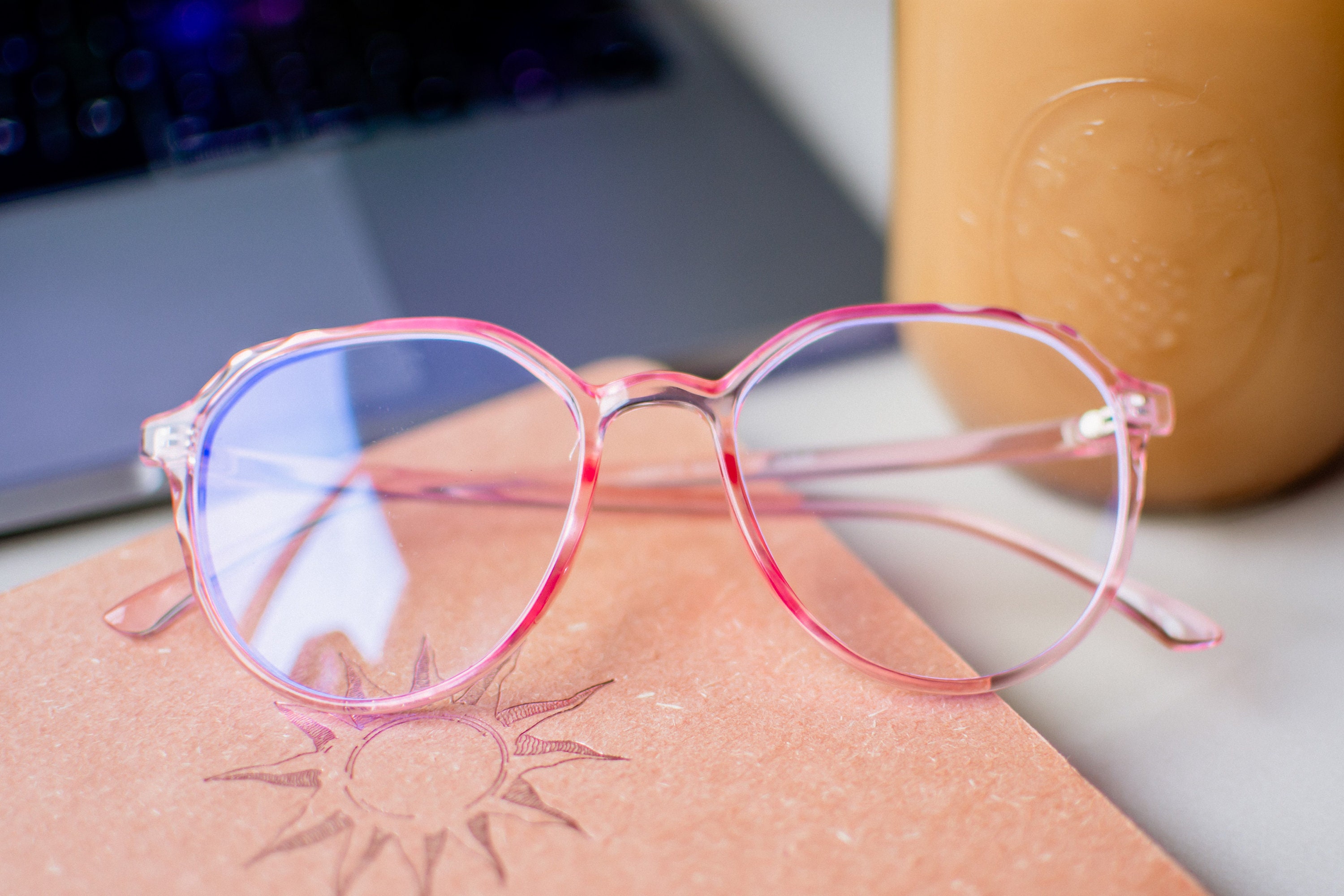 Pink 70's 80's Vintage Style Blue Light - Etsy