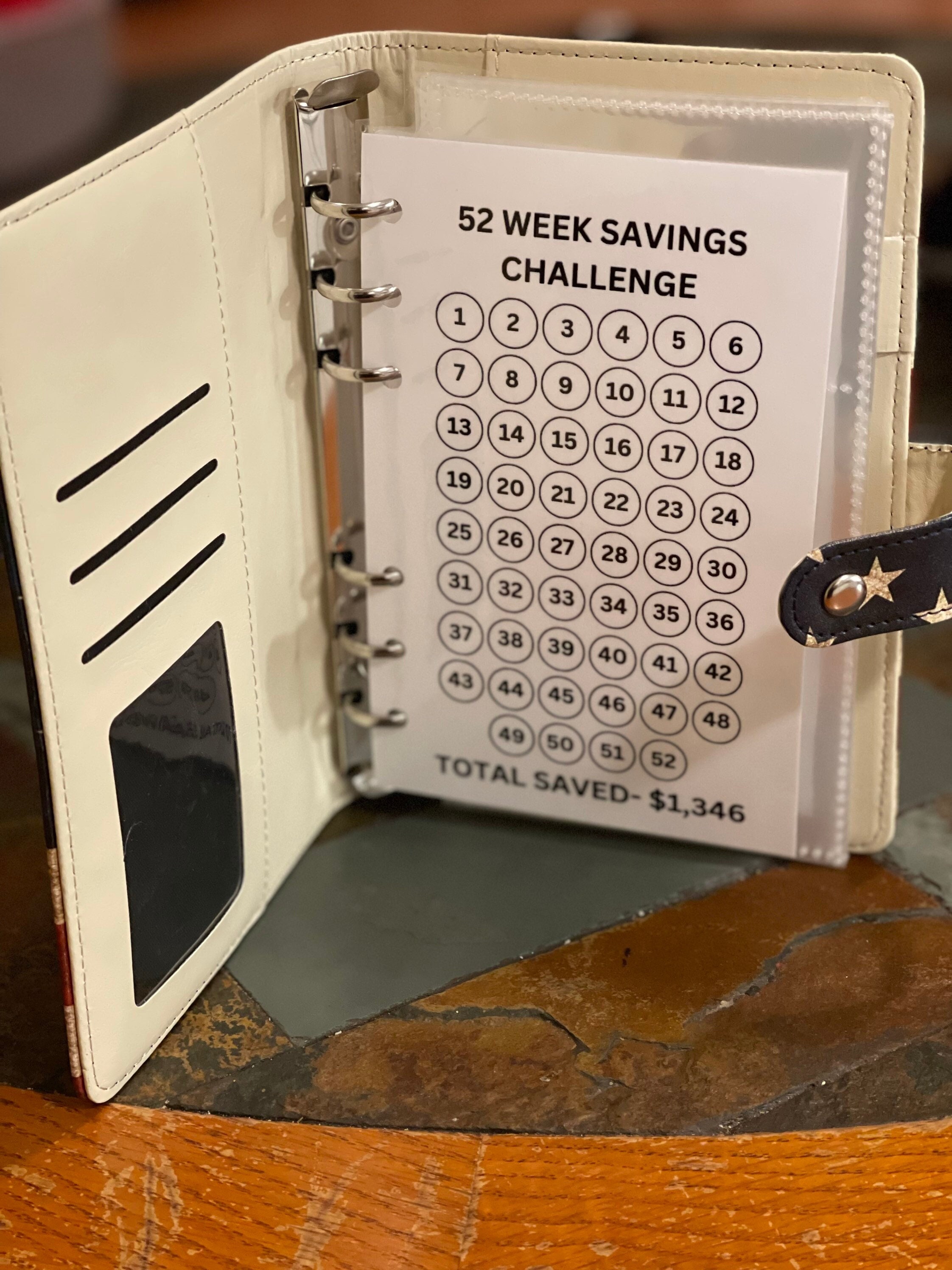 Inserts Only 52 Weeks Saving Challenge Cash Budget Budget Planner Saving Binder Cash Stuffing ...