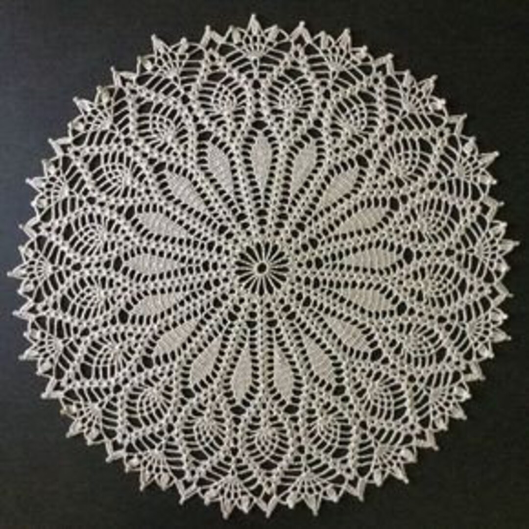 Vintage Style Crochet Lace Doily Hand Crocheted Doilies - Etsy