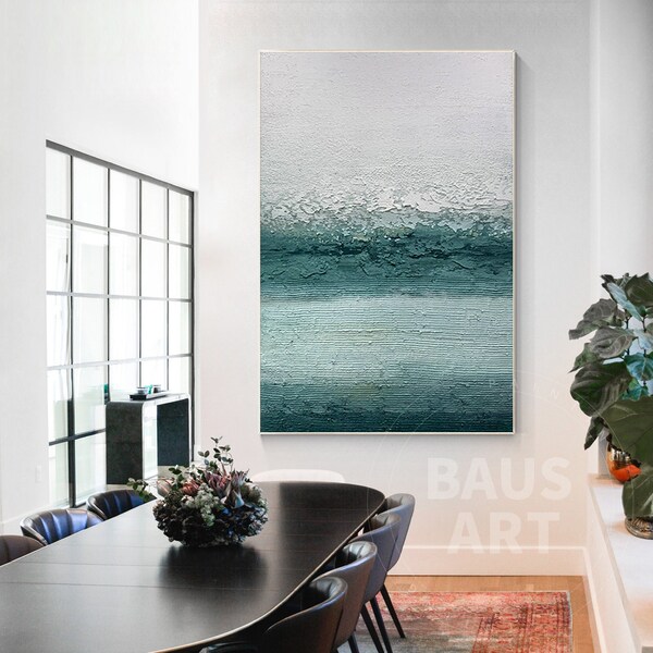 Turquoise Painting - Etsy