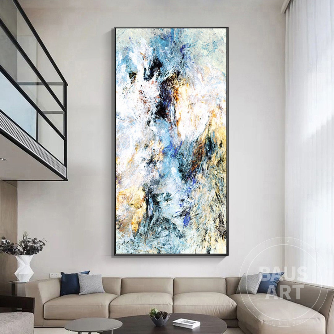 Abstract Watercolor Pour Fluid Art Marble Prints on Canvas - Etsy
