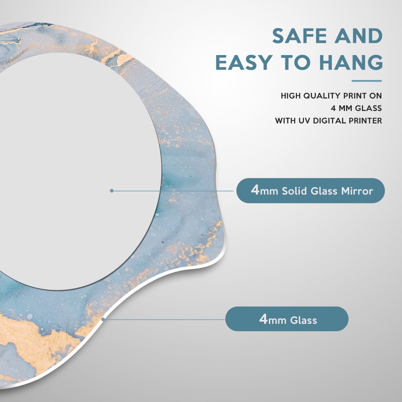 Organic Mirror Bathroom Asymmetrical Mirror|irregular Mirror|amorphic ...
