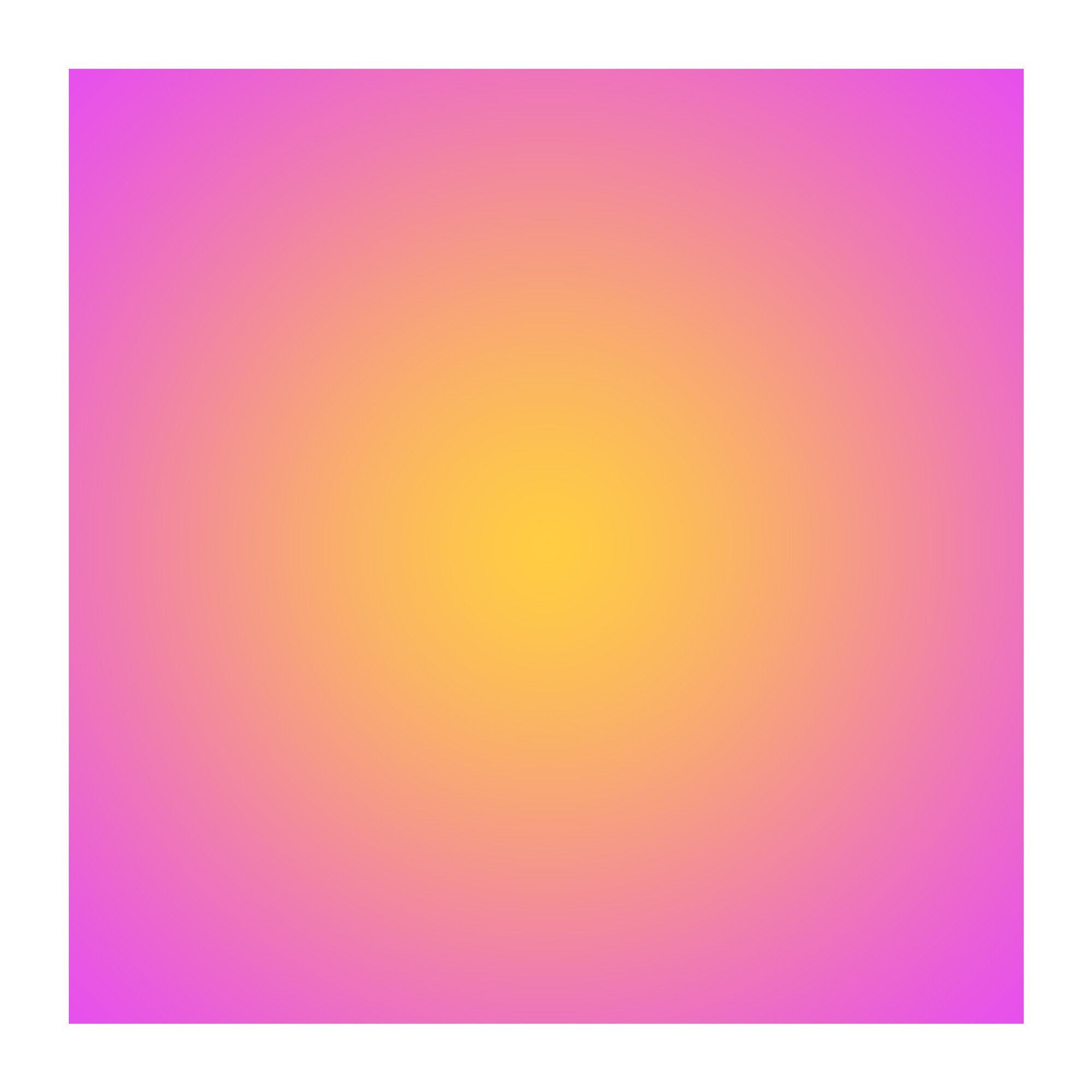 Dopamine Gradient Original Yellow and Purple Neon Abstract Painting on ...