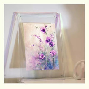 Colorful Acrylic Transparent Photo Frame, Box With Double-sided Display ...