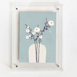 Colorful Acrylic Transparent Photo Frame, Box With Double-sided Display ...