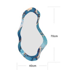 Organic Mirror Bathroom Asymmetrical Mirror|irregular Mirror|amorphic ...
