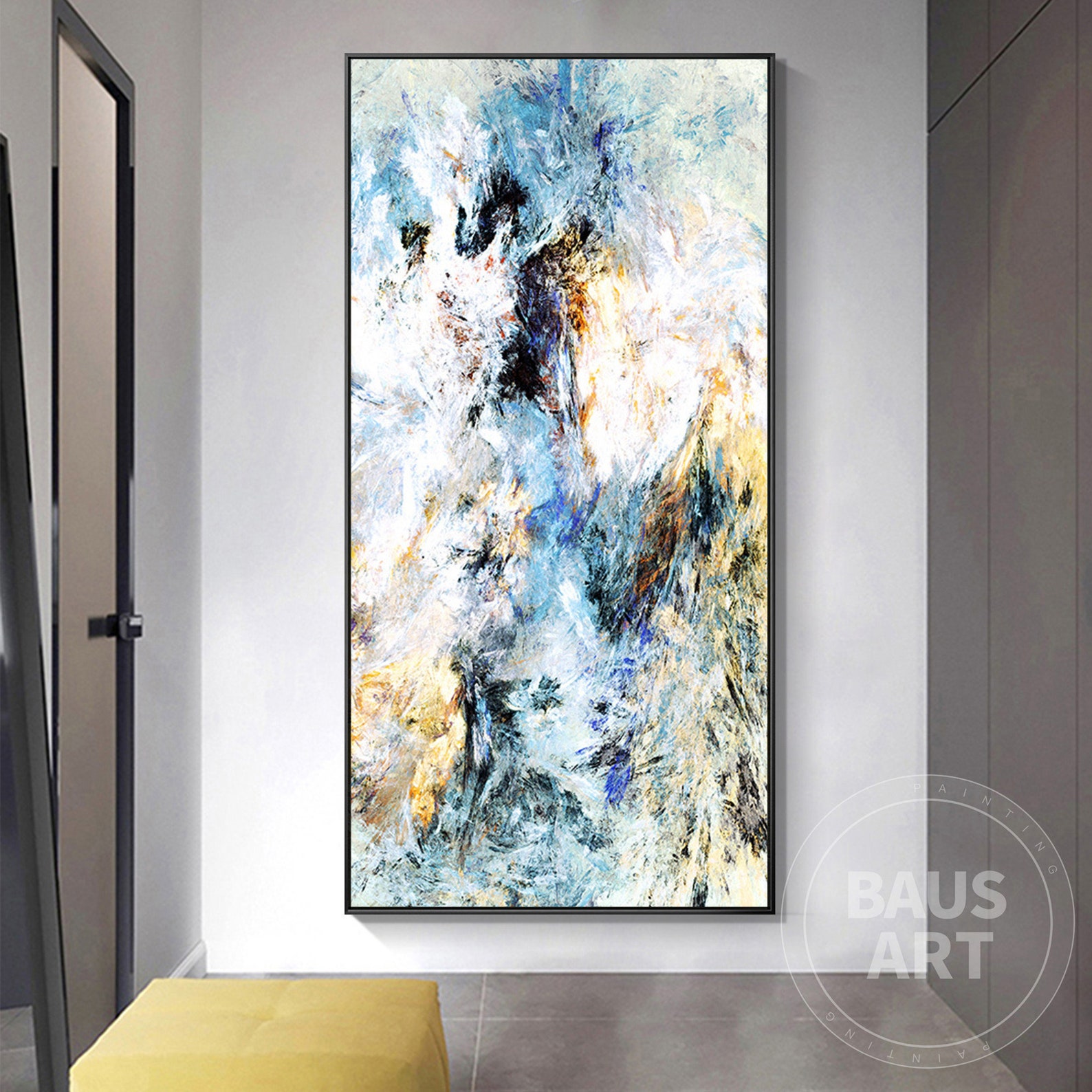 Abstract Watercolor Pour Fluid Art Marble Prints on Canvas - Etsy