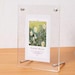 Clear Acrylic Transparent Photo Frame,desktop Photo Frame, Wall Hanging ...