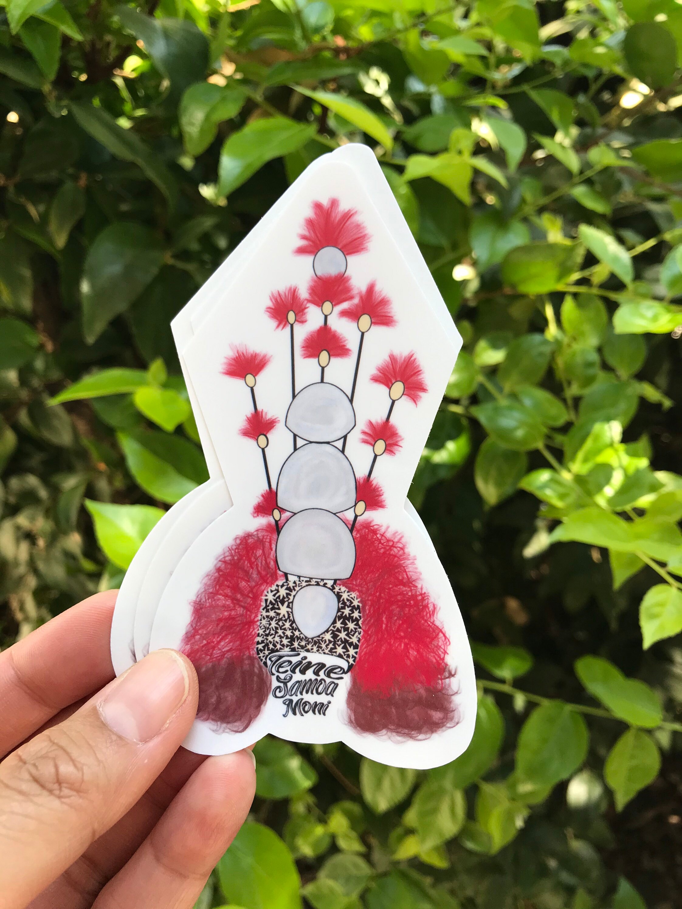 Talofa Teine Samoa Moni Crown / Tuiga Sticker Laptops - Etsy