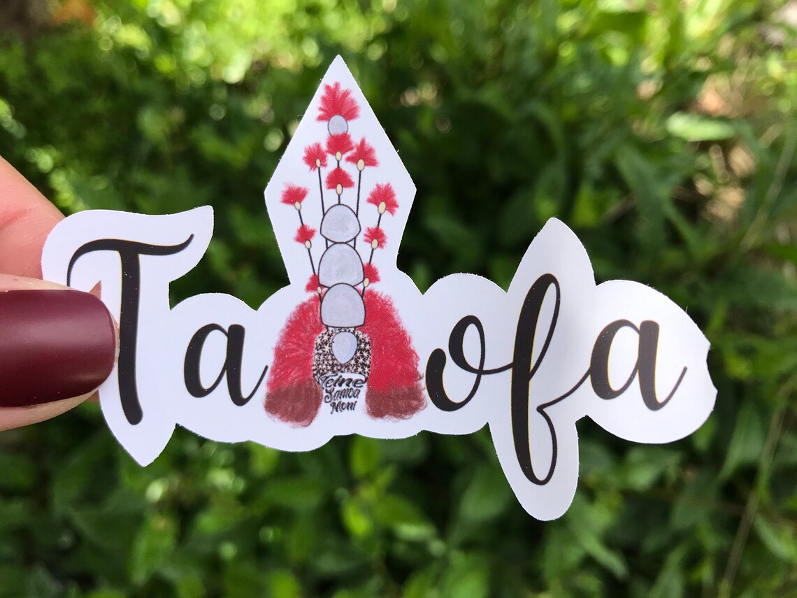 Talofa Teine Samoa Moni Crown / Tuiga Sticker Laptops - Etsy