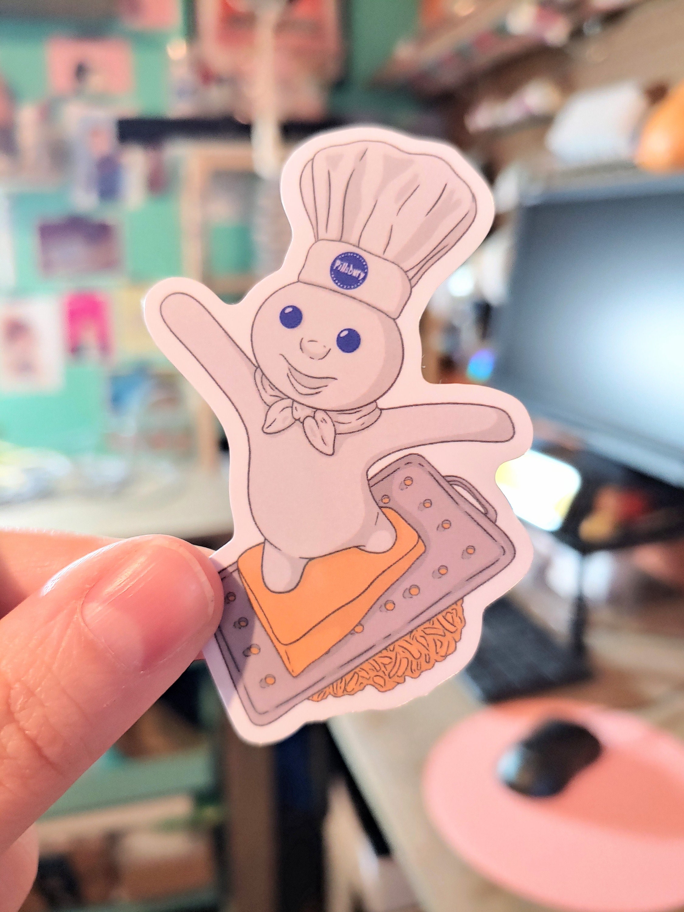 Pillsbury Doughboy Statue Sticker Set - Set of 6 - Vinyl Gloss Stickers ...