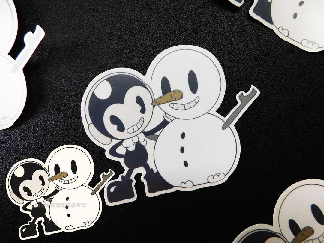 Bendy Snow Buddies - Laminated Sticker - BATIM - Bendy and the Ink ...