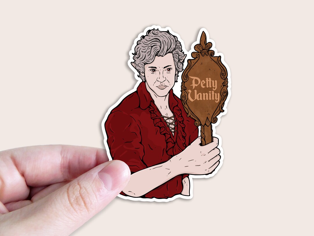 Astarion Petty Vanity Laminated Sticker DND BG3 Gaming - Etsy