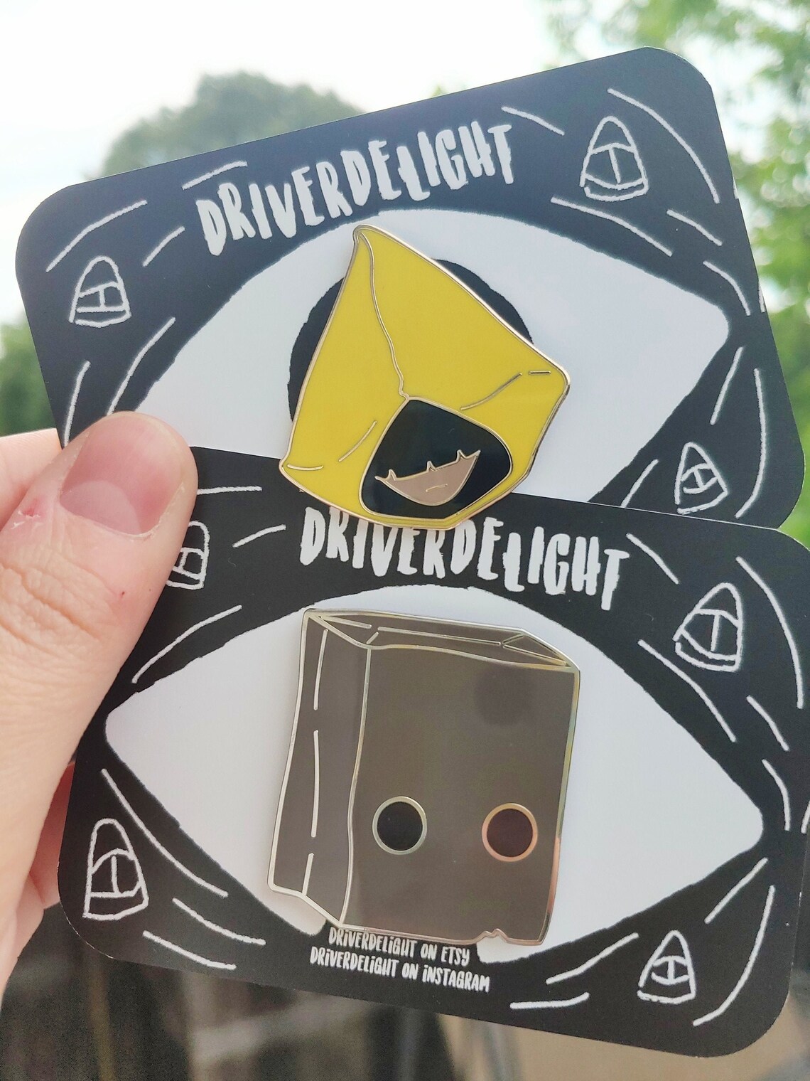 Mono and Six Enamel Pins Hard Enamel Little Nightmares II - Etsy